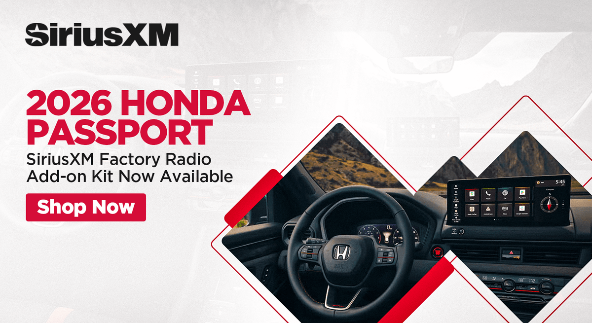 2026 Honda Passport SiriusXM Factory Radio Add-on Kit Now Available
