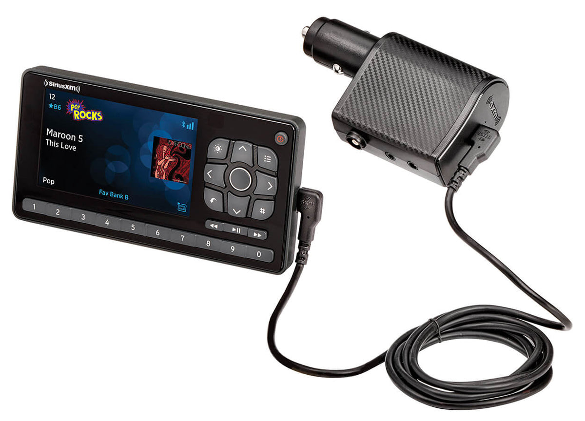 UTV Installation Kit with SiriusXM Radio Roady BT Bluetooth Receiver