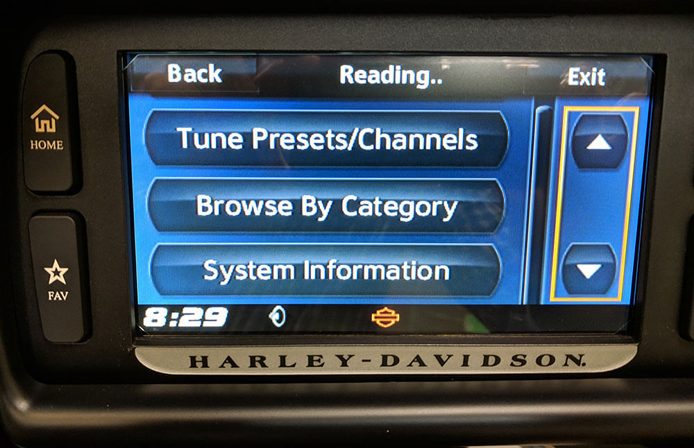 Harley Davidson SiriusXM™ Radio Installation Kit with SXV300 Tuner