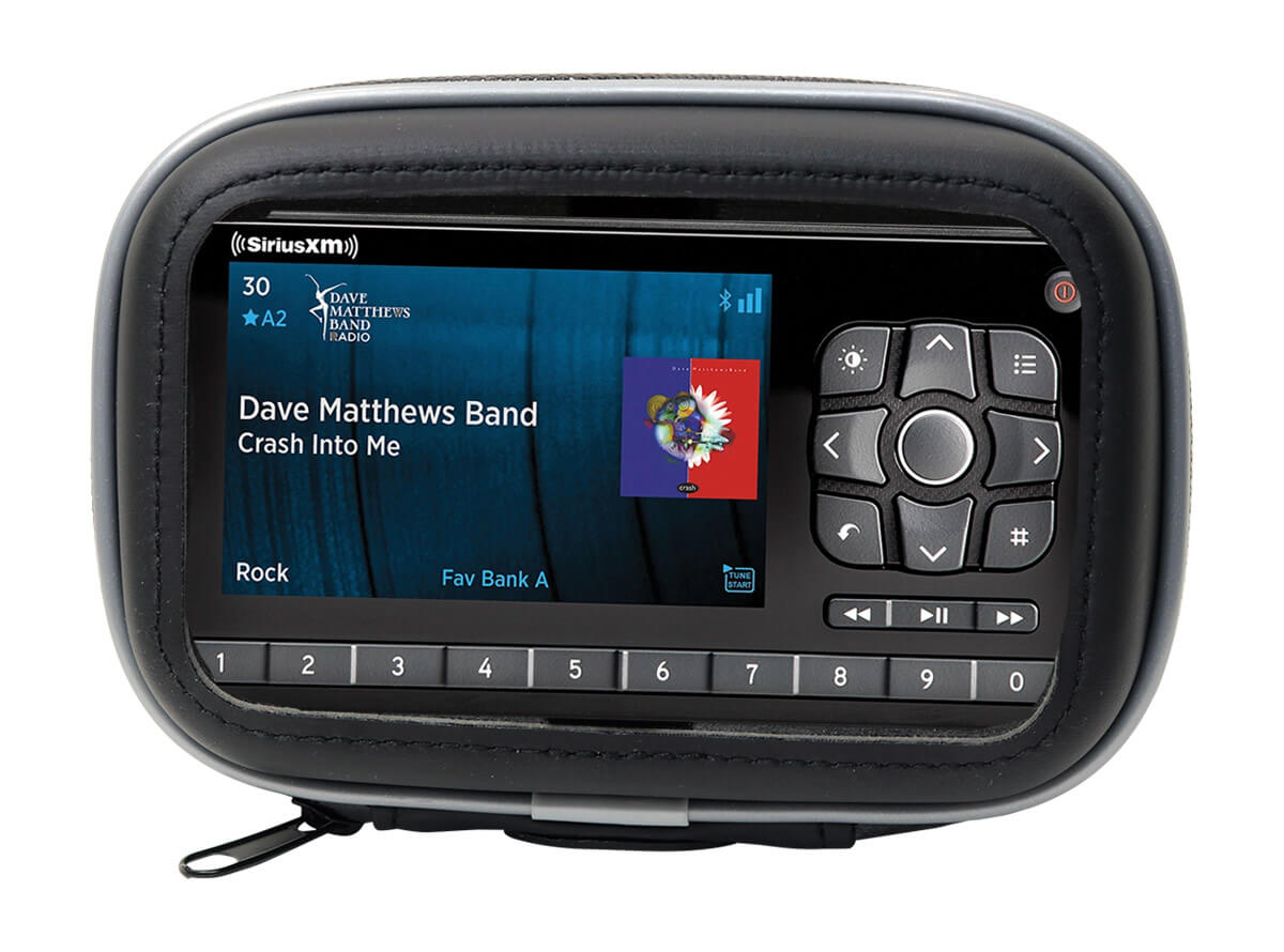 SiriusXM Roady BT Bluetooth Motorcycle Kit with 3 Mounting Options