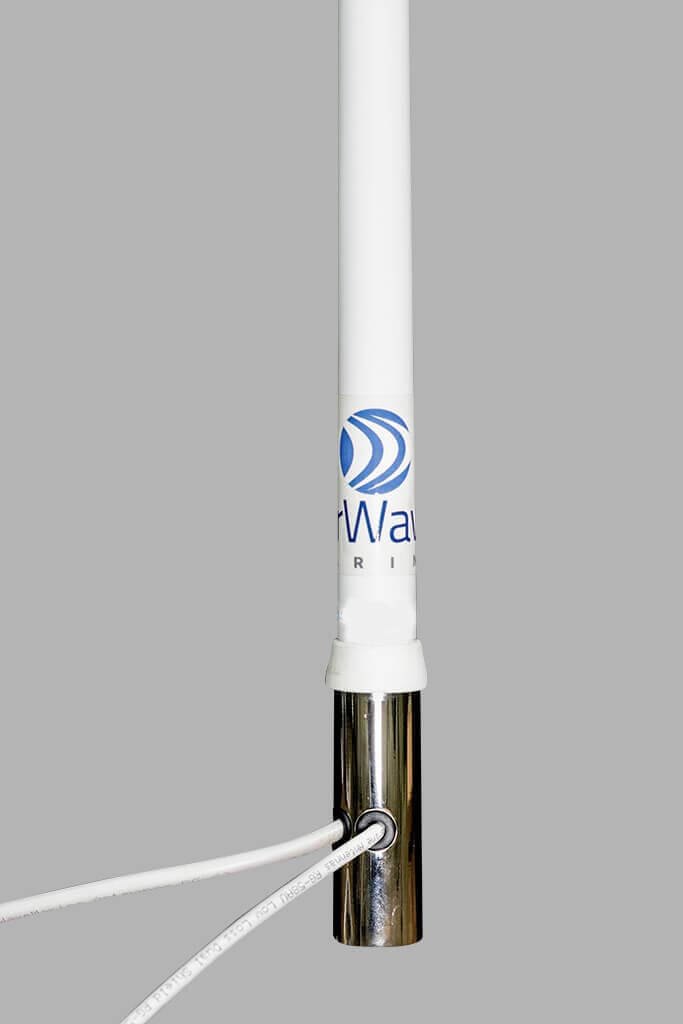 SiriusXM Radio AM FM Marine Combo Antenna with Fiberglass Mast